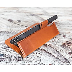 VENOULT Leather Wallet Case Comptible with iPhone 15 Pro MAX Man or Women, 15 Pro / 15 Plus 14 Pro / 13/12 and All Genuine Leather, 4 Card Holder Folio Cover, Wireless Charge, Kick Stand, ID Window