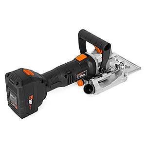 WEN Cordless Plate and Biscuit Joiner Kit with 20V Max 4.0Ah Battery and Charger (20648)