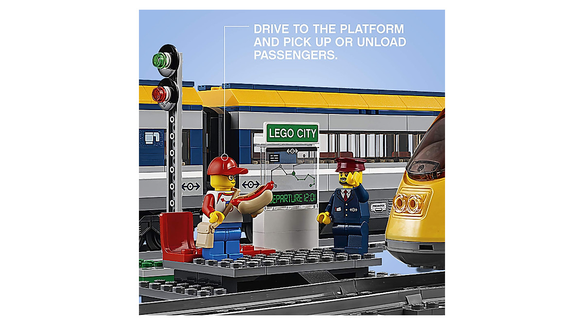 LEGO City Passenger Train 60197 Set with Remote Control - Fun for All Ages