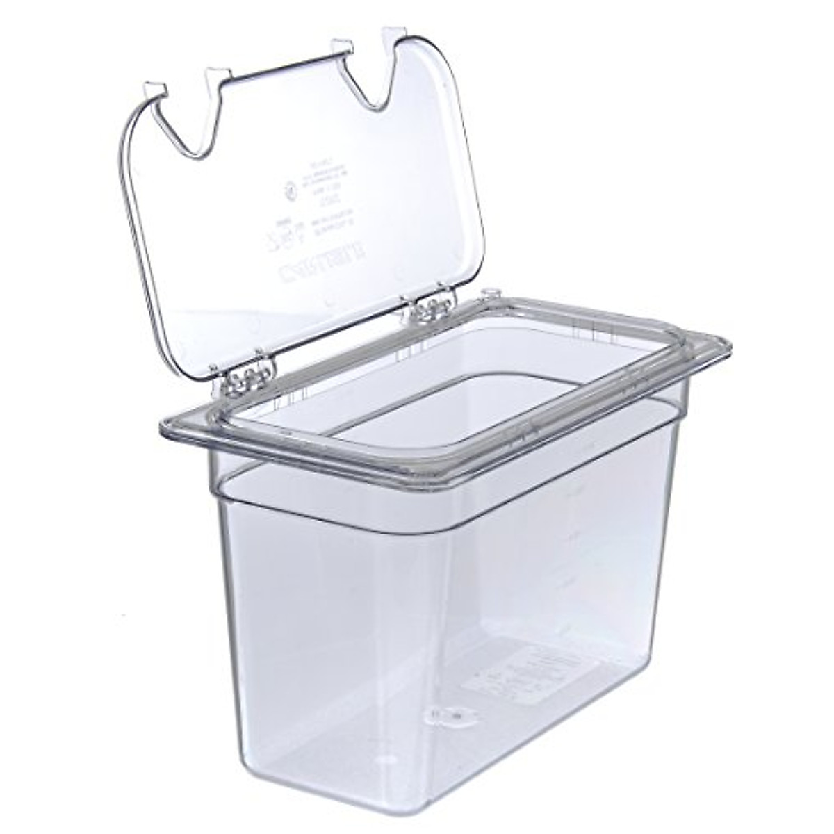 Carlisle FoodService Products Plastic Food Pan 1/3 Size 8 Inches Deep Clear