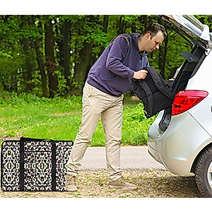 BBQration Griddle Cover and Carry Bag for Blackstone 22" Table Top Griddle with Hood/Lid, Heavy Duty 600D Polyester Cover Replacement Parts for 5510 Blackstone Carry Bag