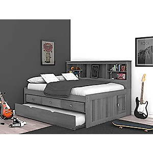 Discovery World Furniture Full Daybed with 3 Drawers & Trundle