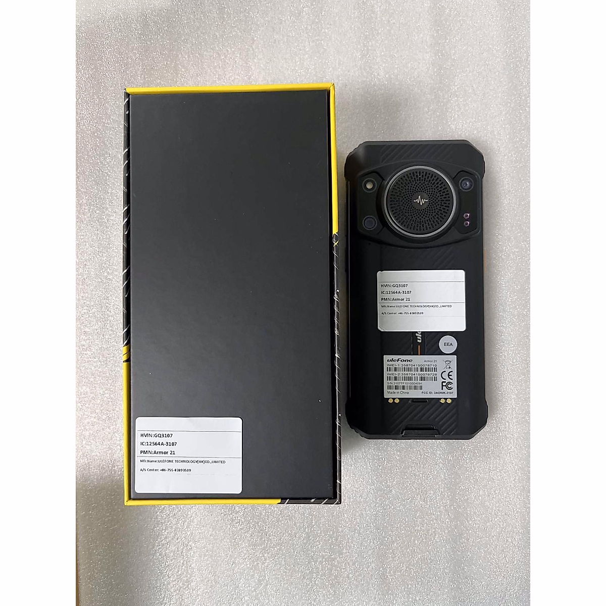 Ulefone Armor 21 Android 13 Rugged Smartphone Unlocked, MTK Helio G99 16GB+256GB Cell Phone, 3.5W Big Speaker, 64MP+24MP Night Vision Camera, 6.58"FHD+, 9600mAh, Dual SIM 4G Rugged Phone, NFC GPS OTG