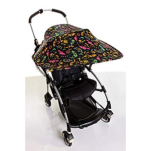 Dreambaby Animals Stroller Sun Shade, Large, Black
