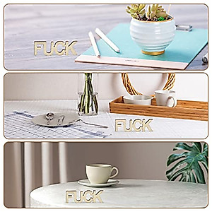 Fucks to Give,Jar of Fucks Gag Gifts for Valentine's Day / Birthday / Anniversary / Christmas. FUCK Wooden Cutout Letter Funny Gifts for Parents and Relatives,Friends (FUCK(Heart-shaped bottle))