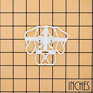 Great Dane Face cookie cutter, 1 piece - Bakerlogy