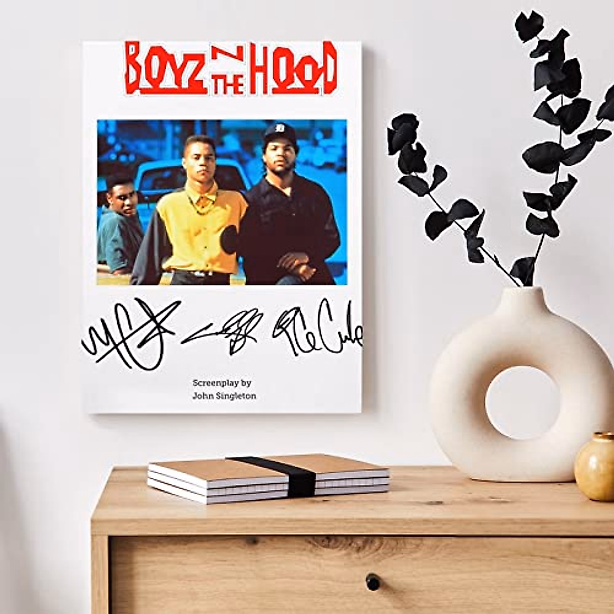 Posters & Prints Movie Posters Boyz N The Hood Art Prints (3) Wall Posters Wall Art Paintings Canvas Wall Decor Home Decor Living Room Decor Aesthetic 12x16inch(30x40cm) Frame-Style