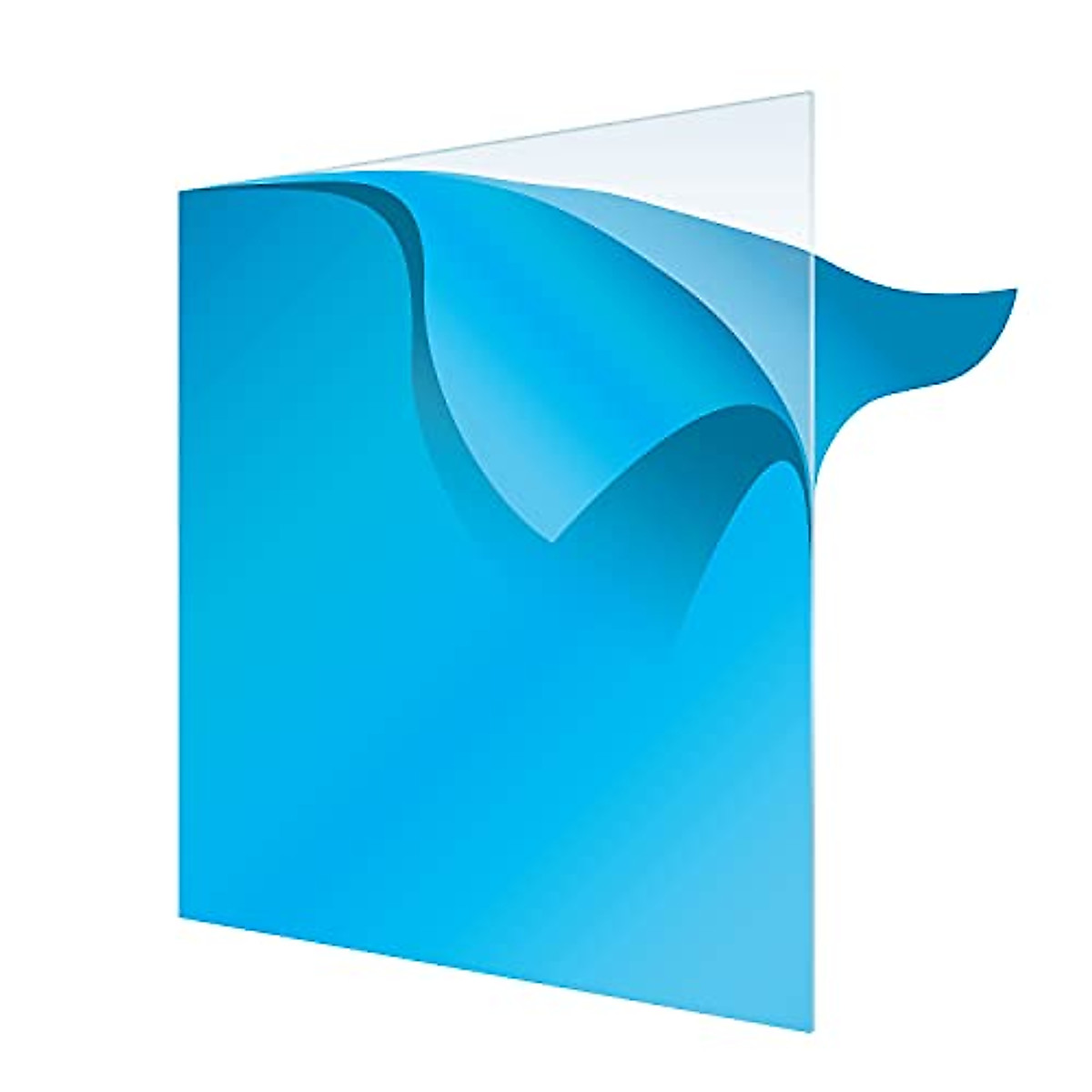 Superior Graphic Supplies PETG Clear Plexiglass Plastic Sheets 48 x 48 inches - 40mil (.040"/1.02MM) Thickness for DIY, Display Projects and Crafts