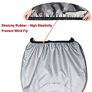 Bonbo Generator Weatherproof Cover for Honda EU3000is Predator 3500 Outdoor Power Equipment Cover Alternative to 08P57-ZS9-00S All Season