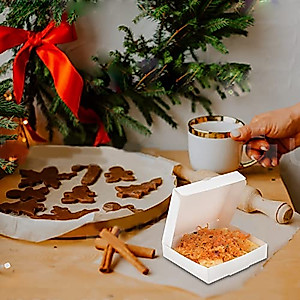 WANGDEFA 50 Pcs mini pizza boxes 3.5 x 3.5 mini pizza boxes tiny pizza boxes for cookies heart shaped pizza box pizza valentine heart pizza pan gift with Valentine Sticker for Celebrations Birthdays Valentines Day Weddings