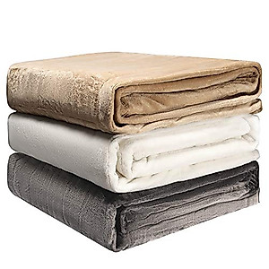 Sunvivi Heated Electric Blanket Queen Size with Dual Control, 5 Years Warranty, 10 Heat Settings, 12 Hours Auto Off, Machine Washable, ETL Certified, Overheating Protection, Grey