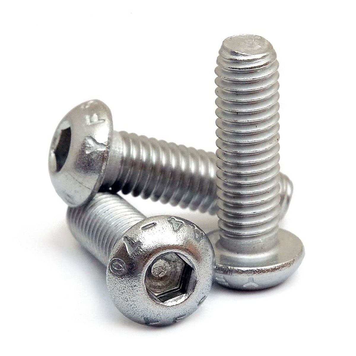 MonsterBolts - M5 x 10mm Button Head Socket Cap Screws, ISO 7380, Marine Grade Stainless Steel, 10 Pack