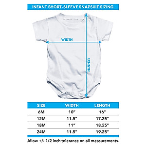 LOGOVISION The Ohio State University Official Stacked Unisex Infant Snap Suit for Baby,Red, 6 Months