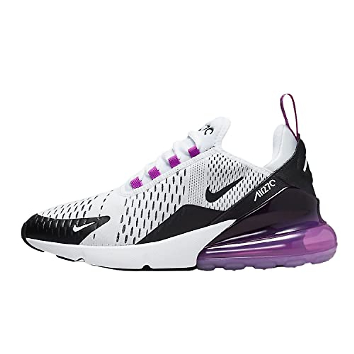Nike Women Running Shoes, White Black Fuchsia Dream, 9