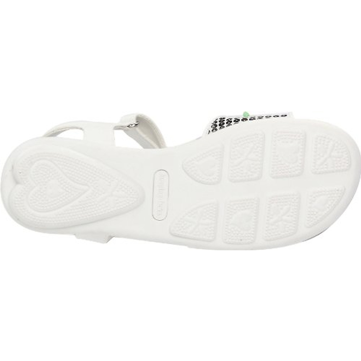 Jumping Jacks Dazzle Ankle-Strap Sandal (Toddler/Little Kid/Big Kid),White/Silver Trim,9 M US Toddler