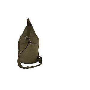 Canvas Sling Shoulder Backpack (Khaki)