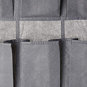 HOMZ 3817401 2Piece Closet Organization Combo Set Grey