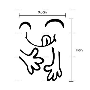 AUEAR 2 pc Cute Sticker Fridge Happy Delicious Face Kitchen Fridge Wall Refrigerator Vinyl Stickers Cute Stickers