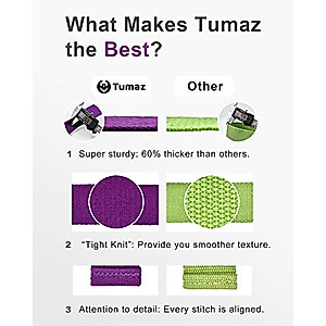 Tumaz Yoga Mat Strap [MAT NOT Included] (2 Sizes) with Extra Thick & Comfy Delicate Texture, Adjustable Yoga Mat Carrier