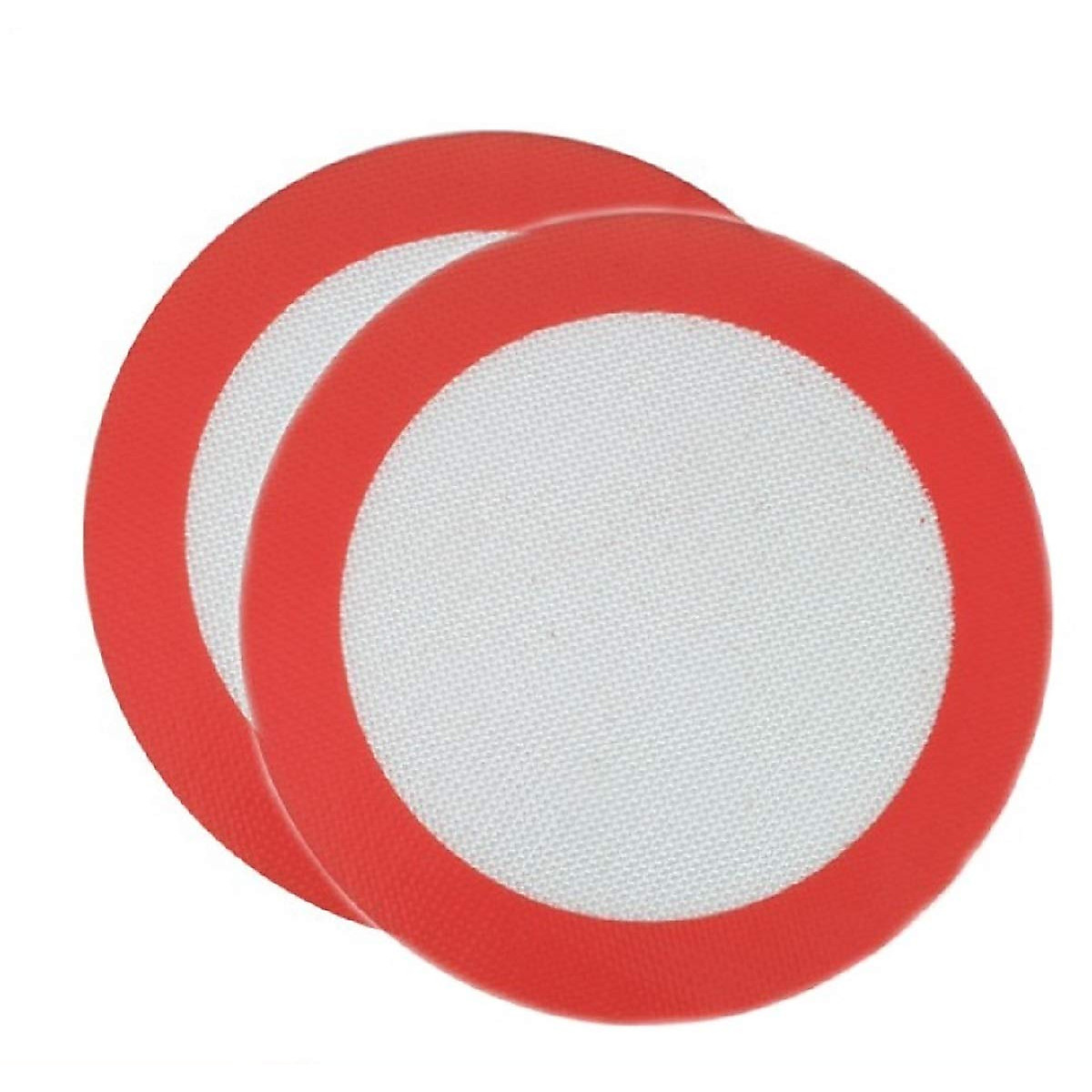 Round Silicone Baking Mat 2 Pack Non Stick Reusable Diameter 6.5 inch Perfect For 7 inch Round Cake Pan Liner Baking Sheets Premium Quality