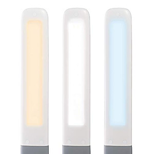 OttLite Cool Breeze LED Lamp with Bladeless Fan - 3 Speed Options & 5 Brightness Settings with Energy Efficient Natural Daylight LEDs - Desktop, Table or Nightstand Lamp for Studying or Reading
