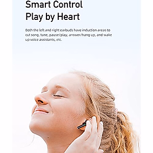 AWEI T26 Pro Earbuds Wireless Bluetooth, Bluetooth 5.3 Noise Cancelling Headphones True Wireless IPX6 Waterproof Stereo in-Ear Earphones with Built-in Microphone (Black)