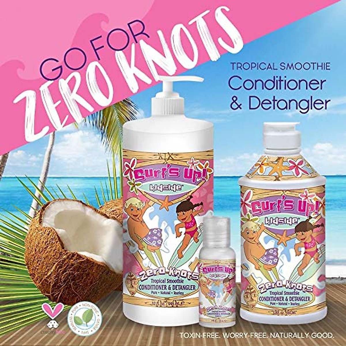 Surf's Up Kidside Tropical Smoothie Tearless Conditioner & Detangler (12 fl oz)