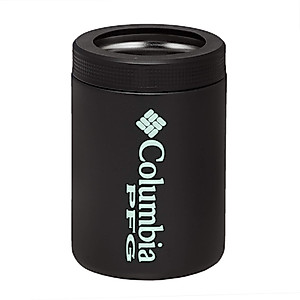 Columbia PFG Double-Wall Vacuum Can and Bottle Cozie, Black