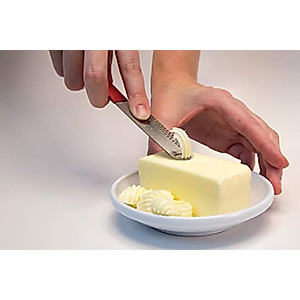Microplane Blade Butter Spreader, One Size, Red (41151)