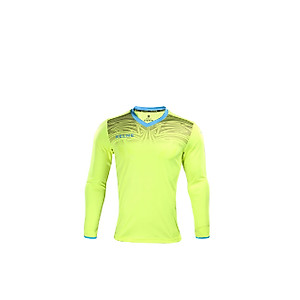 KELME Soccer Goalkeeper Jersey Uniform Kit - Mens Padded Football Goalie Jersey - Padded Shirt, Shorts and Socks Kids and Adult Sizes (Small, Yellow)