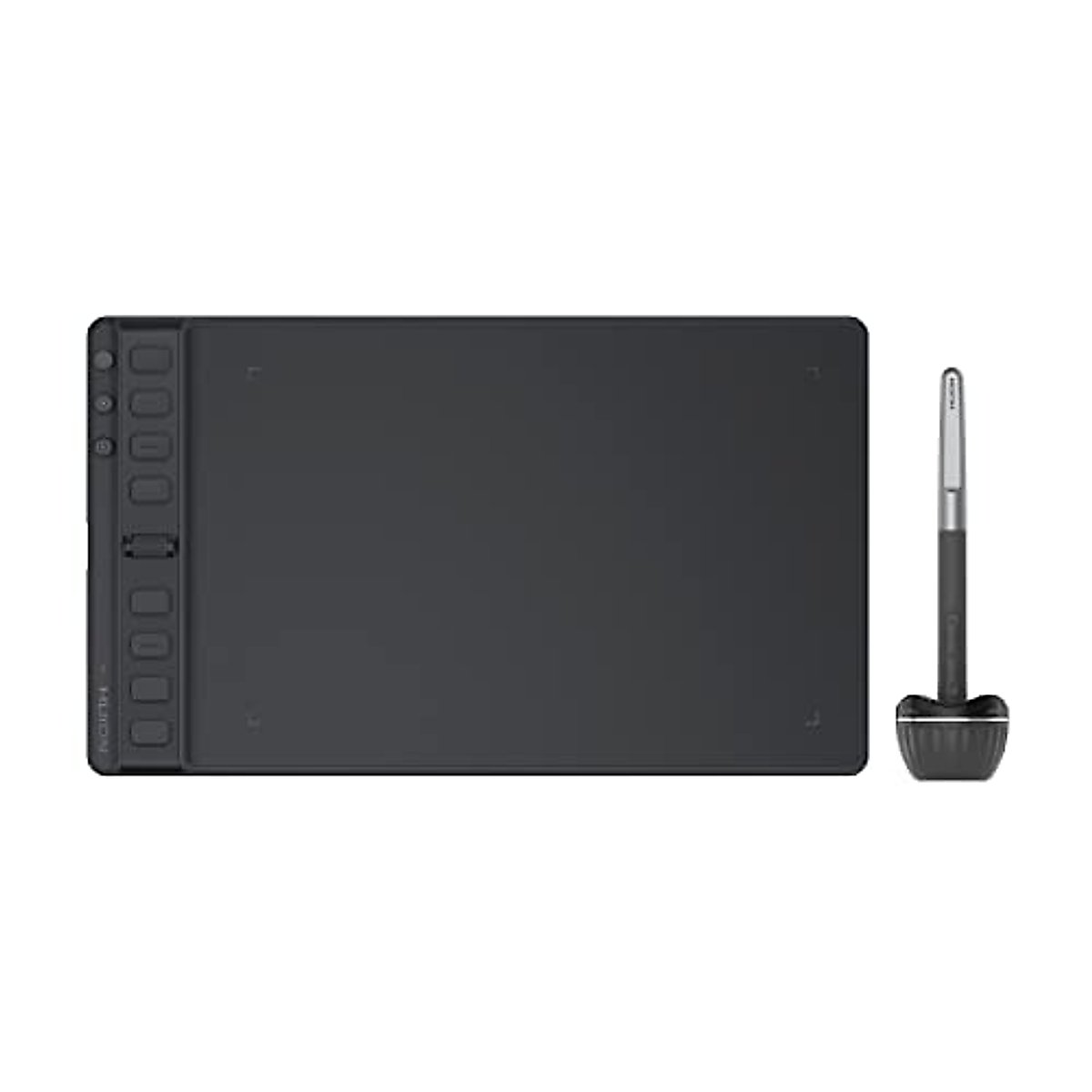 2023 HUION Inspiroy 2 Medium Drawing Tablet with Scroll Wheel 8 Customized Keys Battery-Free Stylus for Digital Art, Design, Sketch, 9x5inch Graphics Tablet Works with Mac, PC & Mobile, Black
