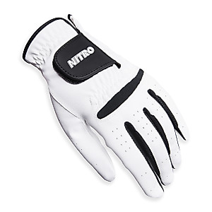 Nitro Golf Nitro Crossfire Mens Glove Nitro Crossfire Mens Left-Handed Golf Glove - Medium-Large, White