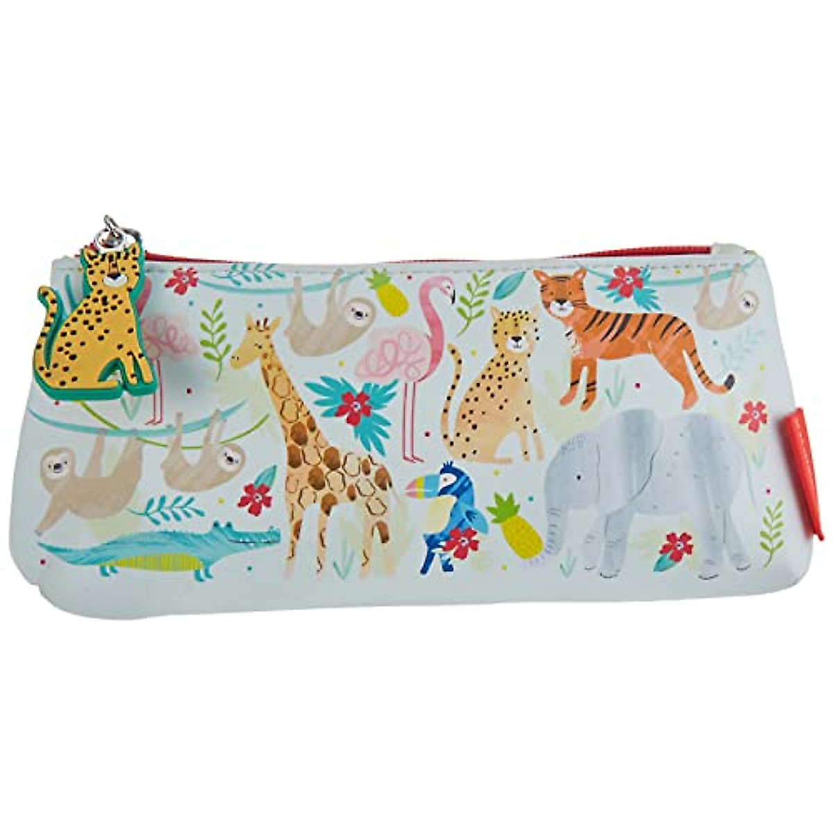 Floss & Rock Pencil Case, Jungle, 9x4x1.5 inches (38P3405)