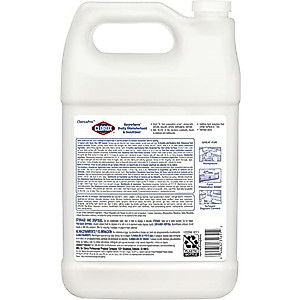 CloroxPro Anywhere Daily Disinfectant and Sanitizer, No-Rinse Food Contact Sanitizer, Refill, 128 Fluid Ounces