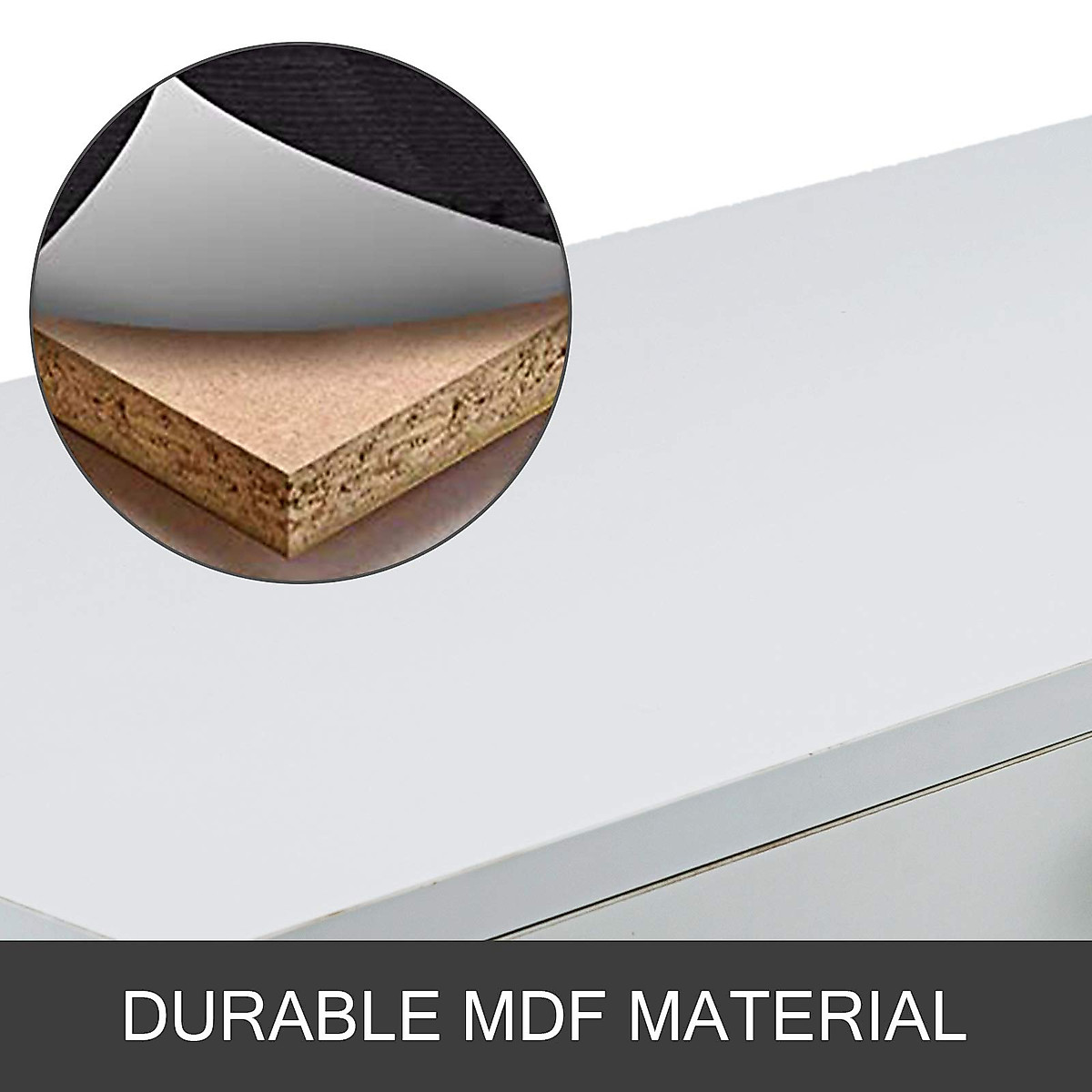 VEVOR White Salon Wall Mount Stations Styling Classic Locking Storage Beauty Salon Spa Equipment Barber Stations