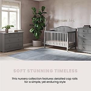 Child Craft Camden 4-in-1 Lifetime Convertible, Cool Gray