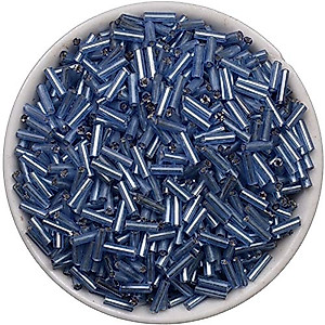 KOH 500pcs/lot 2x6mm Gold Crystal Glass Bugle Beads European Long Tube Two Hole Spacer Beads For Necklace Bracelet Jewelry-87926