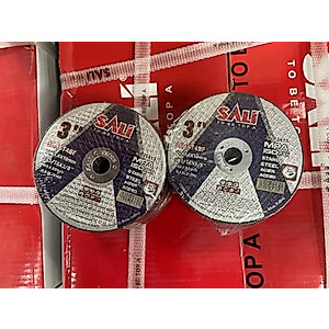 SALI 50 Pack Cut Off Wheels 3 Inch General Purpose Metal Cutting Wheel for 3 in Angle Grinders and Die Grinders- Cutting Disc Aggressive Cutting 3" x 1/16" x 3/8" Operating Up to 20380 RPM and 80 M/S