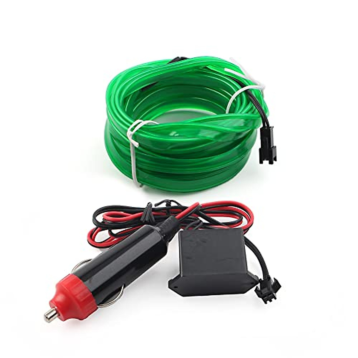 GZYF Car Interior LED Strip Light, Interior Car Lights, 1M Atmosphere Light, Accessory Light Interior Decoration for Automotive Trucks SUVs ATVs RVs Trailers, Green