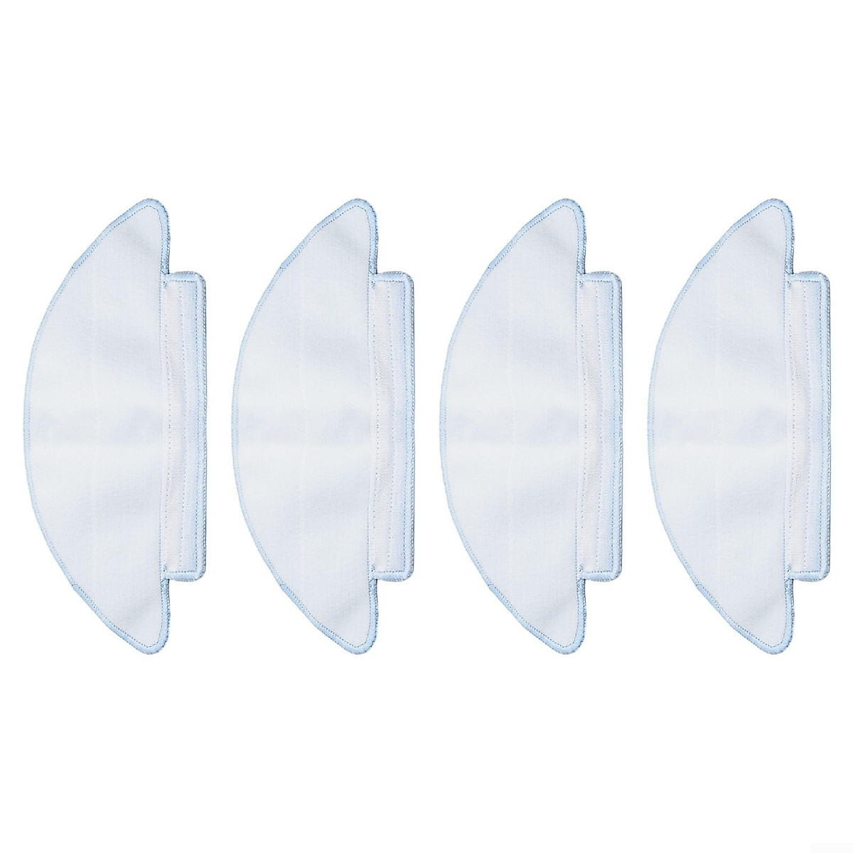 Replacement Vacuum Mop Cloth Pads For Tikom L9000, for Lubluelu SFor L60D,SFor L61 Robot Washable Cleaning Cloth(4 PACK)