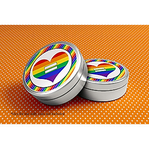 Love Wins LBGTQ Equality Pride Acceptance & Appreciation Thank You Sticker Labels, 40 2" Party Circle Stickers by AmandaCreation, Also Great for Envelope Seals & Gift Bags
