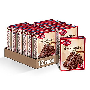 Betty Crocker Delights Supermoist Milk Chocolate Cake Mix, 13.25 OZ (Pack of 12)