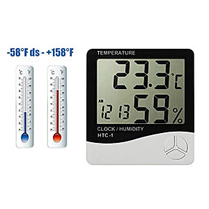 Hydro Plus 60''x32''x80'' Grow Tent Kit + Thermometer Hygrometer + 24 Hour Outlet Timer + 60mm Bonsai Shear + Plant Trellis Netting + Light Hangers Hydroponics System (60''x32''x80'' Kit)