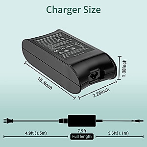 65W AC Adapter Charger Replacement for DELL Inspiron 15 1564 1501 1520 1521 1525 1526 1546 3520 3521 3531 3537 3541 3542 5542 5543 5545 5547 5548 5580 7547 7548 15R SE 7520 5520 5521 Laptop Power Cord