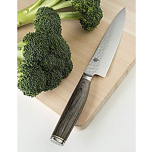 Shun Cutlery Premier Grey Utility Knife 6.5", Narrow, Straight-Bladed Kitchen Knife Perfect for Precise Cuts, Ideal for Preparing Sandwiches or Trimming Small Vegetables, Handcrafted Japanese Knife