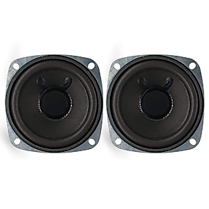 HZPOWEN 10W Mini 3" HiFi Full Range Speaker 8 Ohm Anti-Magnetic Audio 2.0/2.1 Home Stereo Woofer Loudspeaker 90dB High Sensitivity for DIY Boom Box Satellites Speaker