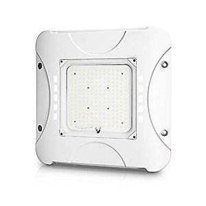 BBMI 150W LED Canopy Light, 20250LM 5000K Daylight White, 100-277VAC, Commercial Gas Station, Street, Area & Outdoor Lighting, LED Parking Garage Lights, DLC-Qualified & ETL-Listed (White).