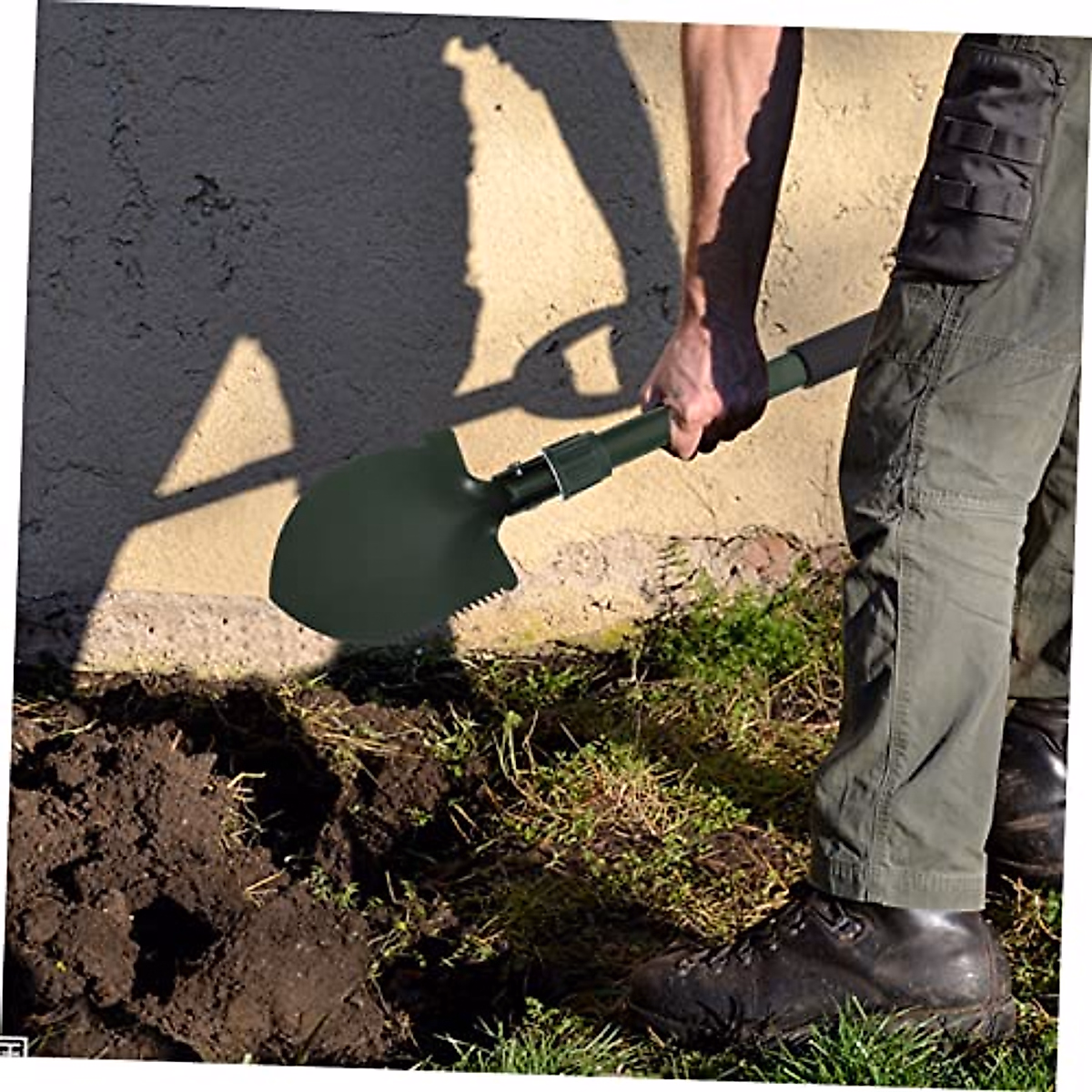 CLISPEED 1 Set Gear Shovel Snow Potting for Cleaning Beach Metal Cleaner Transplanting Tool Pouch Foldable Storage Car Farm Digging Winter Bag Mud Backing Gift Smoothing Moving Deicing