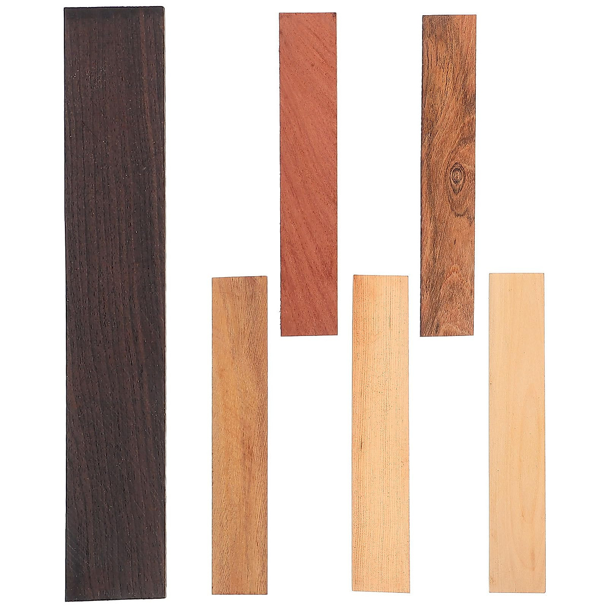 SEWOART 6 Pcs Replacement Wood Planks Textured Wooden Boards for Garden Bench and Furniture Projects Ideal for Crafting and Repairing Outdoor Seating