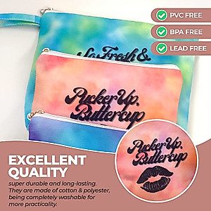 Loud Mama Diaper Bag Organizing Pouches – Premium Diaper Bag Organizer Set with 4 Pouch Bags – Practical and Versatile Pouches for Organization with Tie-Dye Patterns – Cool and Chic – Assorted Pack